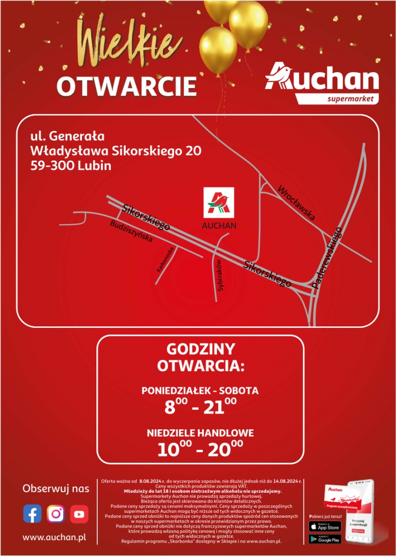 Wielkie Otwarcie wydarzenie w Cuprum Arena ∙ Galeria Handlowa Lubin